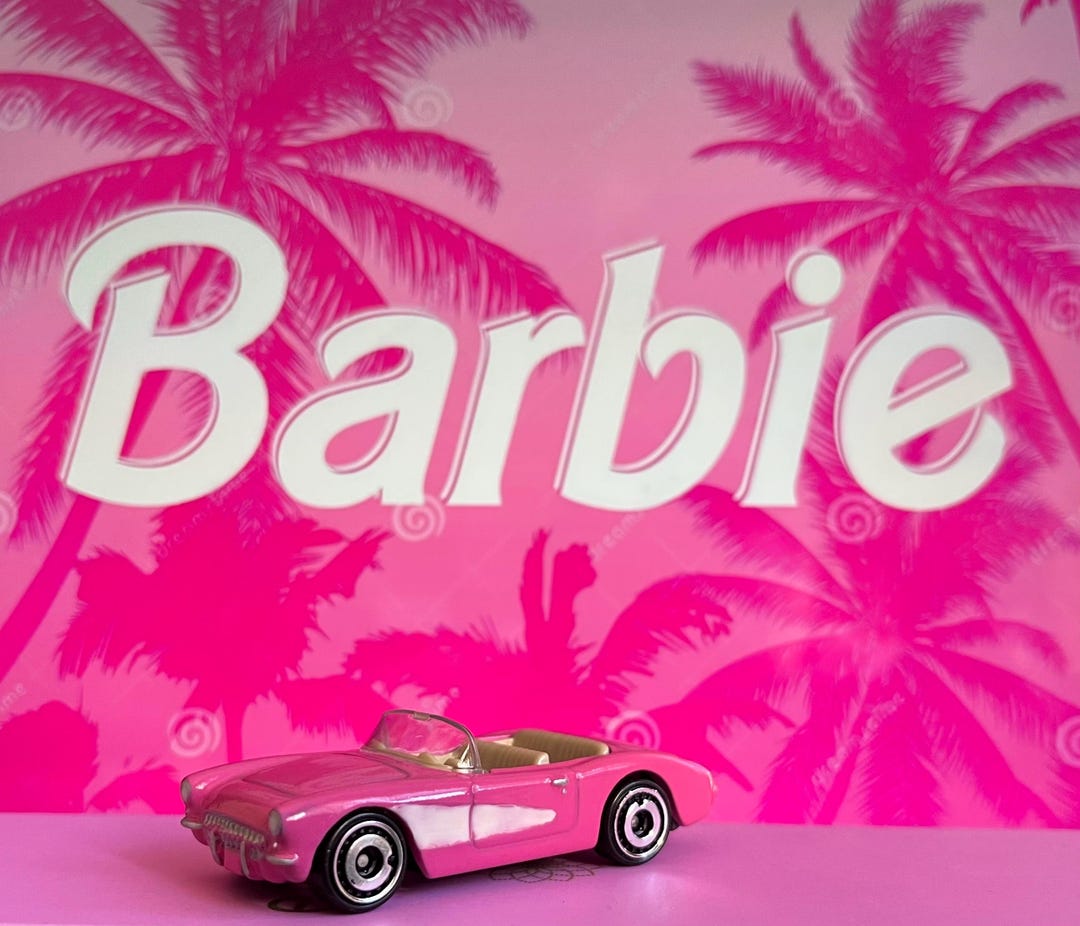Barbie Chevy Corvette Barbie 1956. From Hot Wheels - Etsy