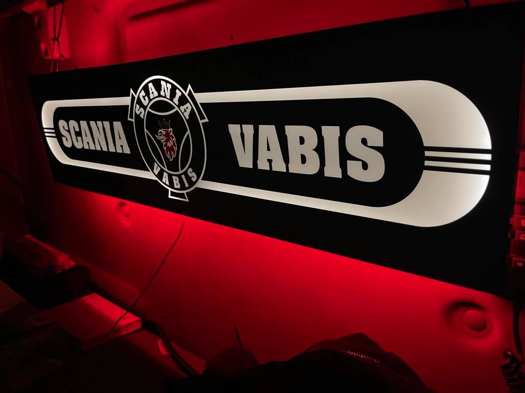 Scania Led Board Scania Vabis Truck Led Board 100x25cm Led Dimmer - Etsy UK