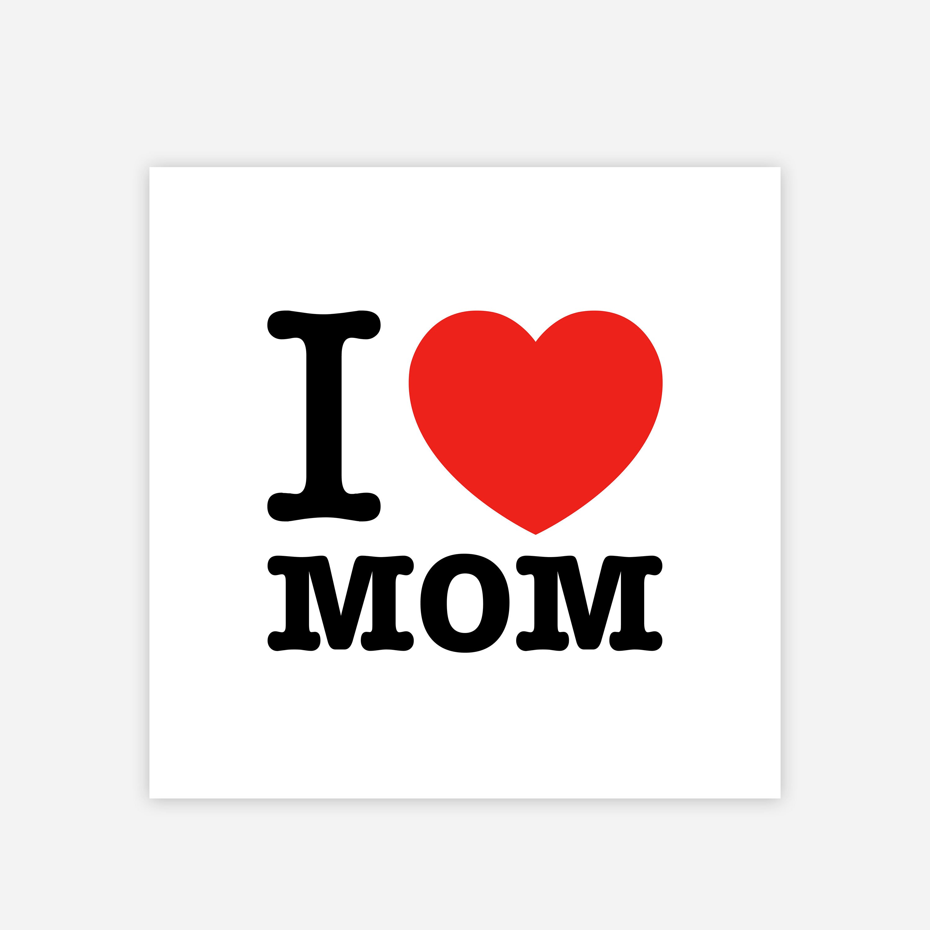 I Love Mom, Kids Poster, Children Poster, Kids Poster, Nursery Wall Art ...