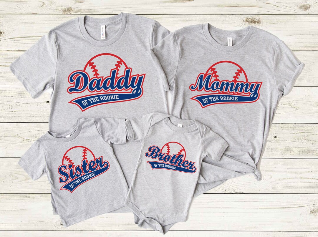 Rookie of the Year Family Birthday Shirts, Rookie Birthday Shirts ...