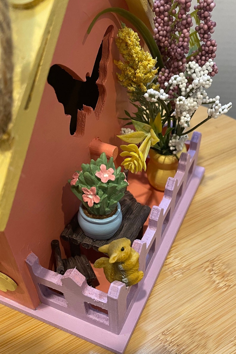 Butterfly Cottage Birdhouse - Etsy