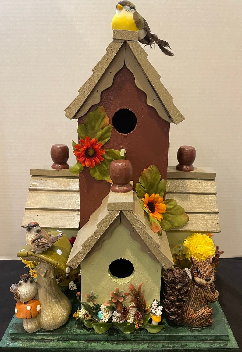 Nature Mansion Birdhouse - Etsy