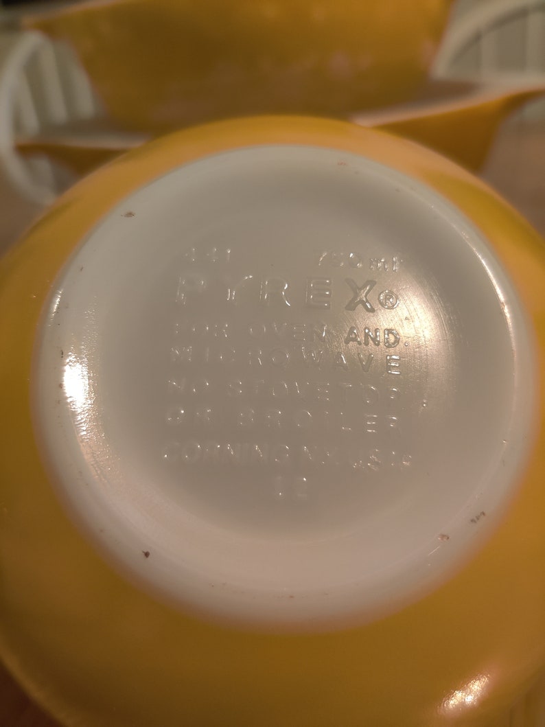 Gold Butterfly Pyrex Cinderella Bowl Set of Four - Etsy