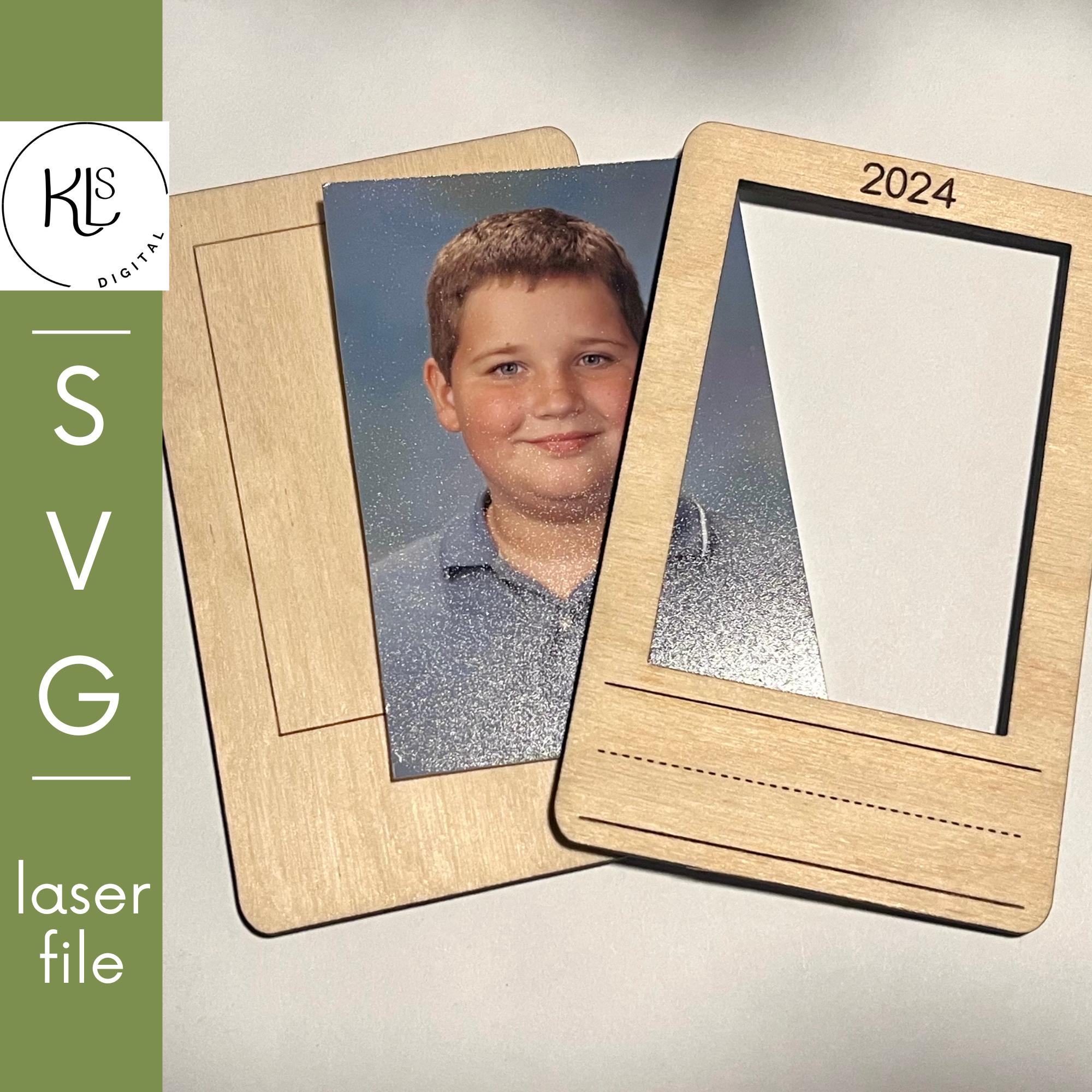 Wallet Picture Magnet SVG Laser Cut File. Glowforge Years 2024-2030 ...
