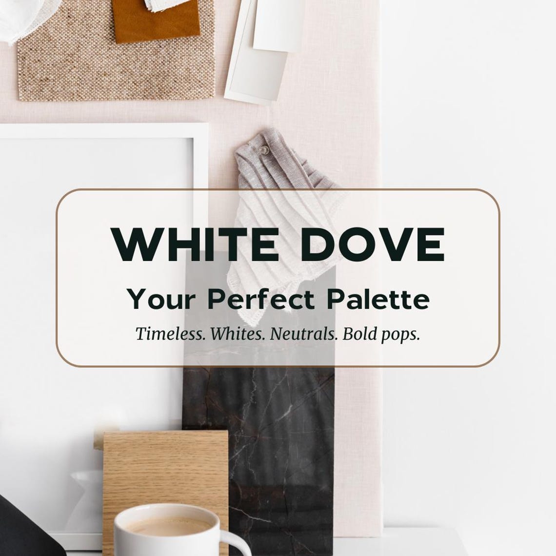 White Dove Paint Color Pallet - Etsy