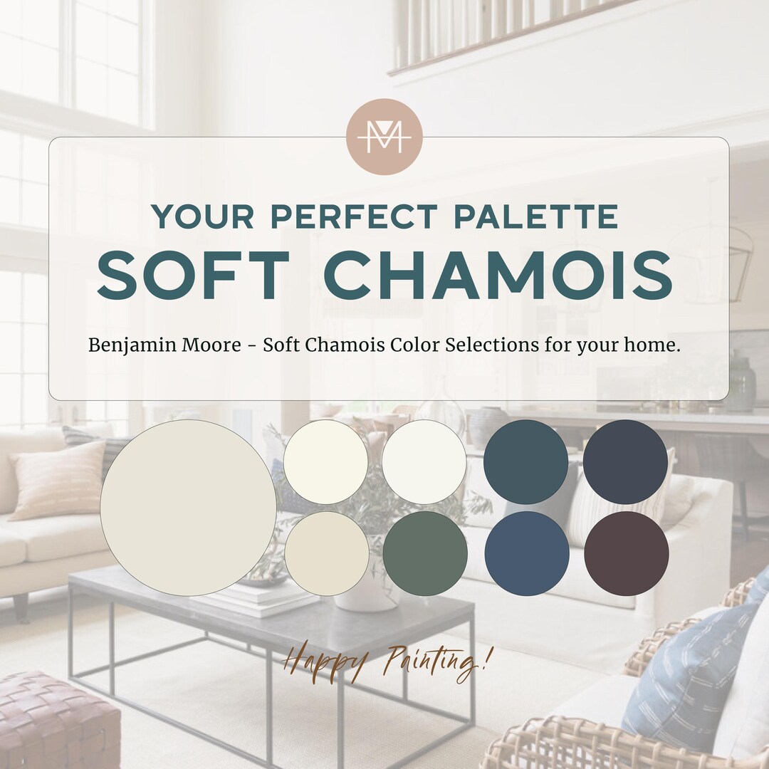 Soft Chamois Paint Color Pallet - Whole Home - Etsy