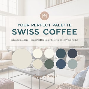 Swiss Coffee Paint Color Pallett - Whole Home - Etsy