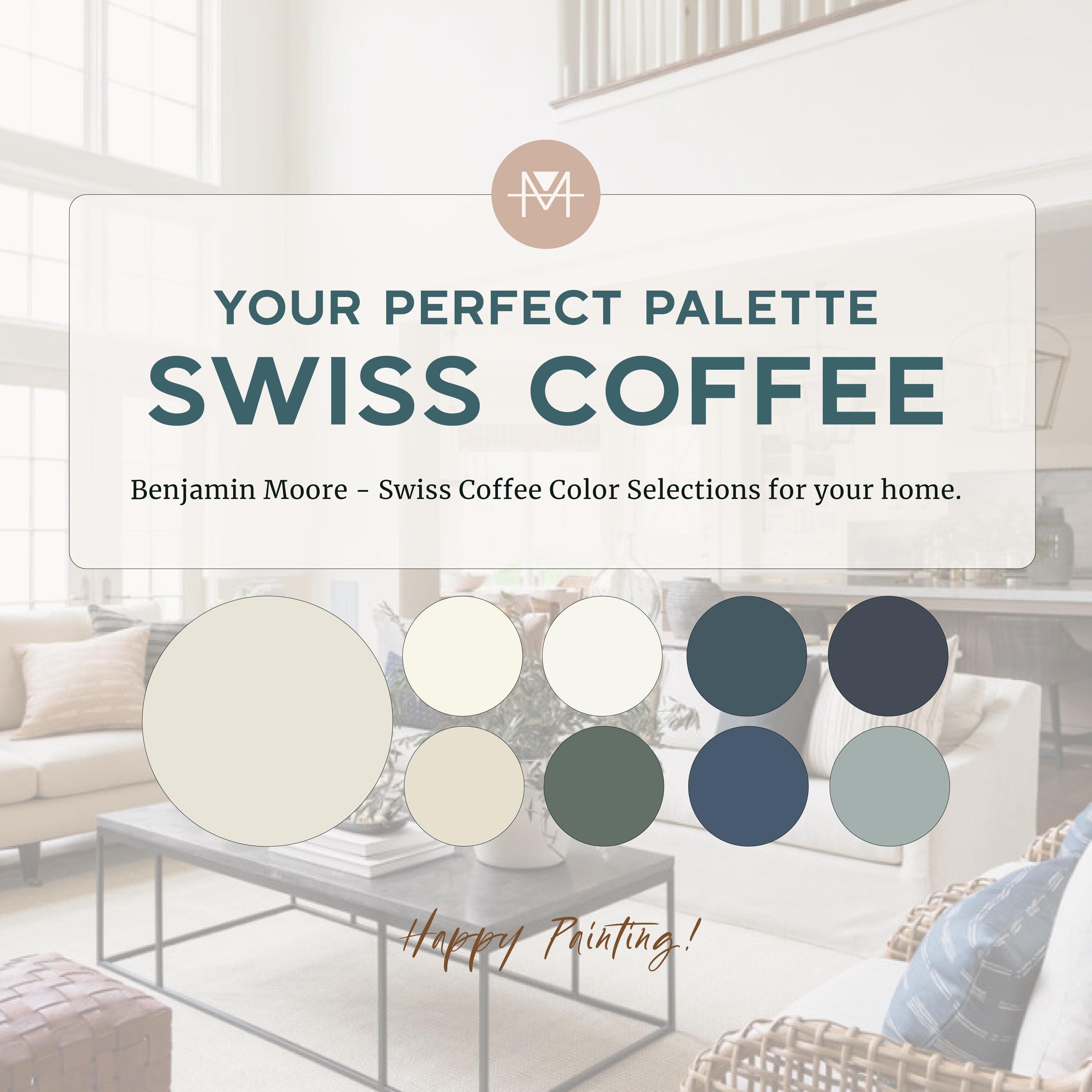 Swiss Coffee Paint Color Pallett - Whole Home - Etsy