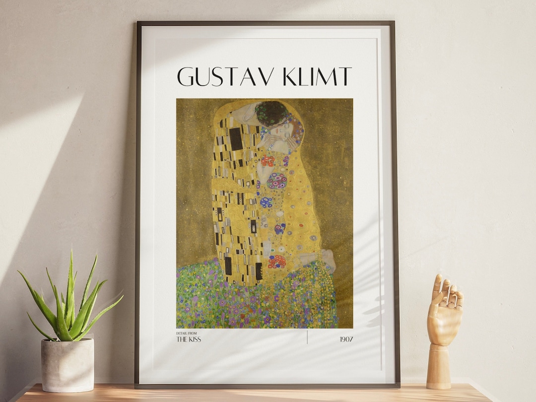 Poster Gustav Klimt Gustav Klimt Poster Art Print as Artistic Wall ...