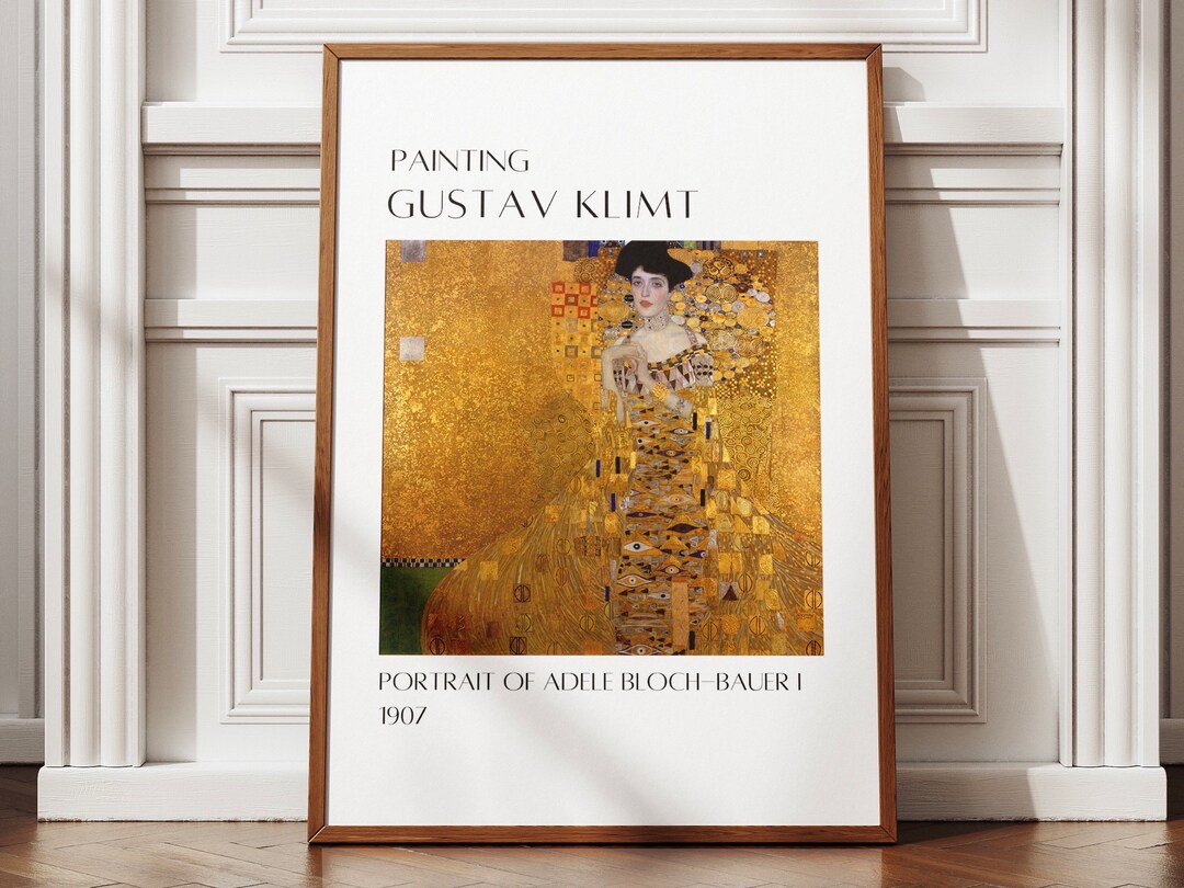 Poster Gustav Klimt Gustav Klimt Poster Art Print as Artistic Wall ...