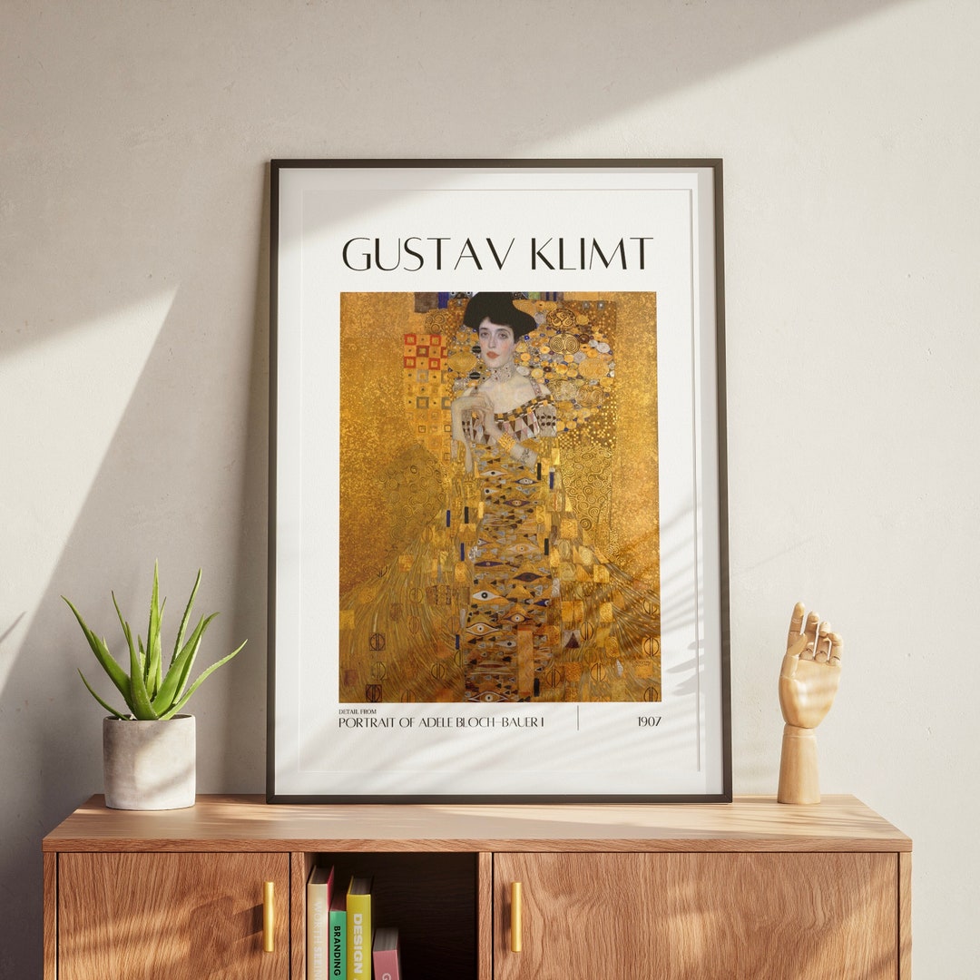 Poster Gustav Klimt Gustav Klimt Poster Art Print as Artistic Wall ...