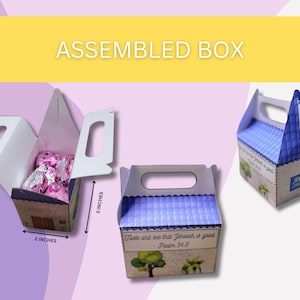 JW Kingdom Hall Pioneer Box Printable | Psalm 34:8 | Gift Bag Elders ...