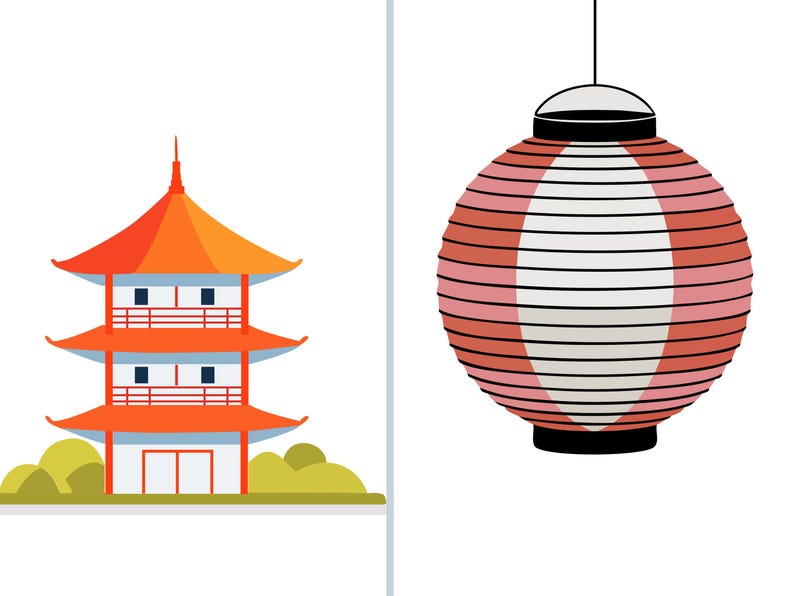 Japanese Cultural Design Elements - Etsy