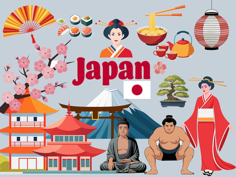 Japanese Cultural Design Elements - Etsy