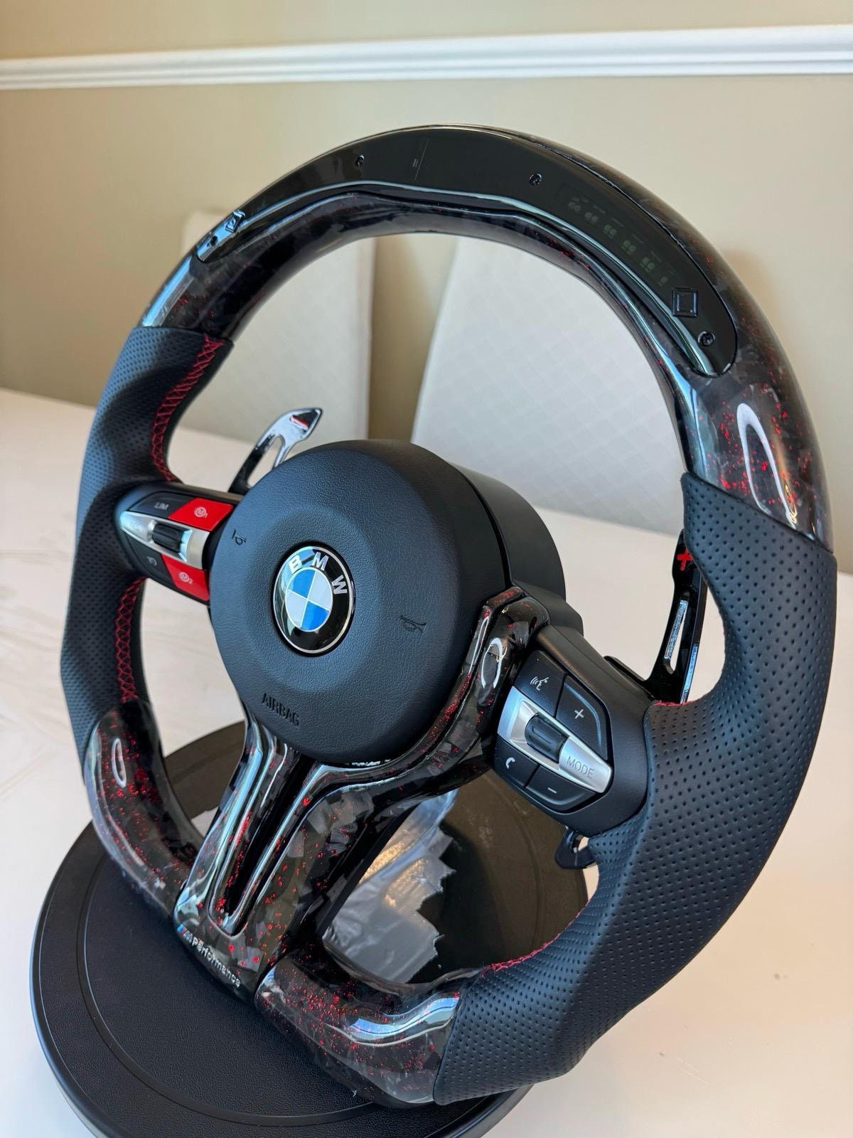 BMW LED Carbon Forged Steering Wheel, High Quality Steering Wheel - Etsy