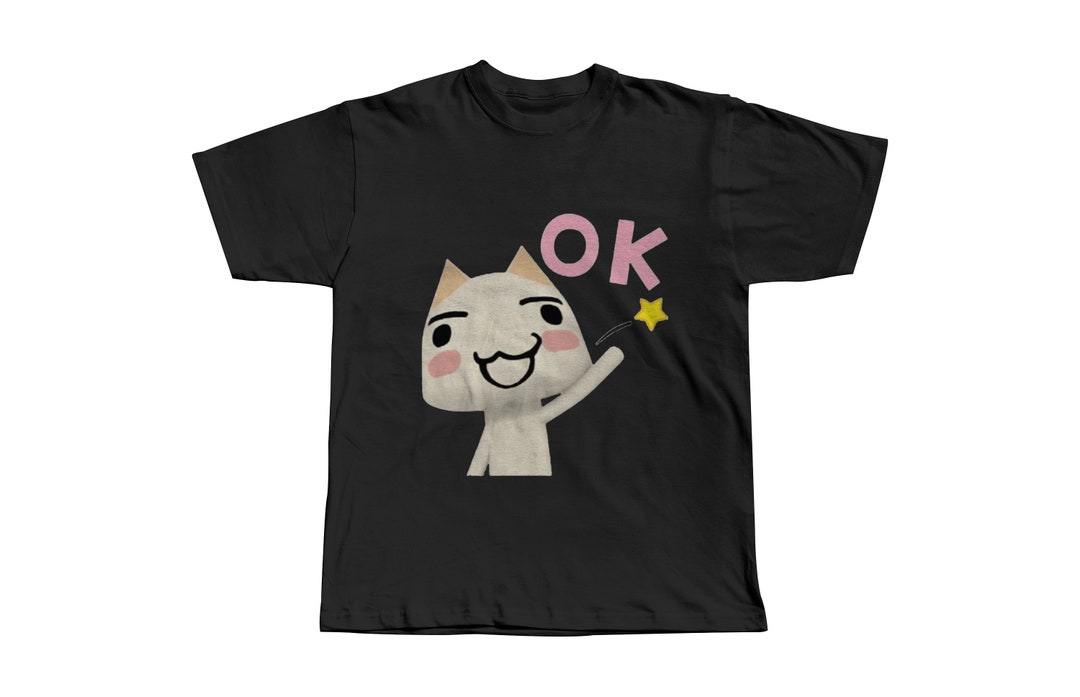 Kawaii Anime Manga Toro Inoue Sony Mascot Cat Streetwear Boxy Tee ...