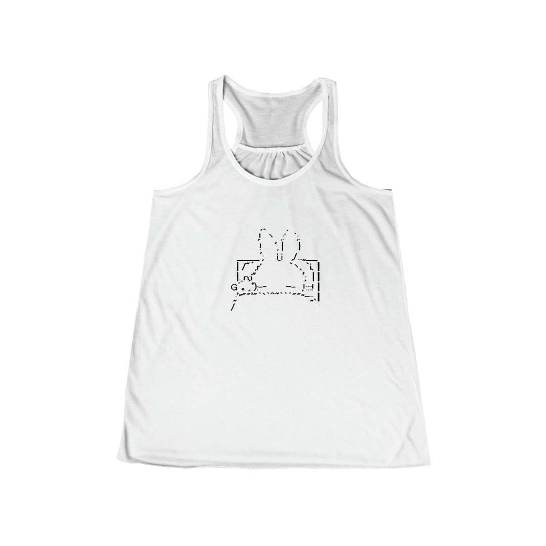 Y2k Ascii Bunny Dainty Tank Top It Girl Tank Top Kaomoji Bunny Kawaii ...