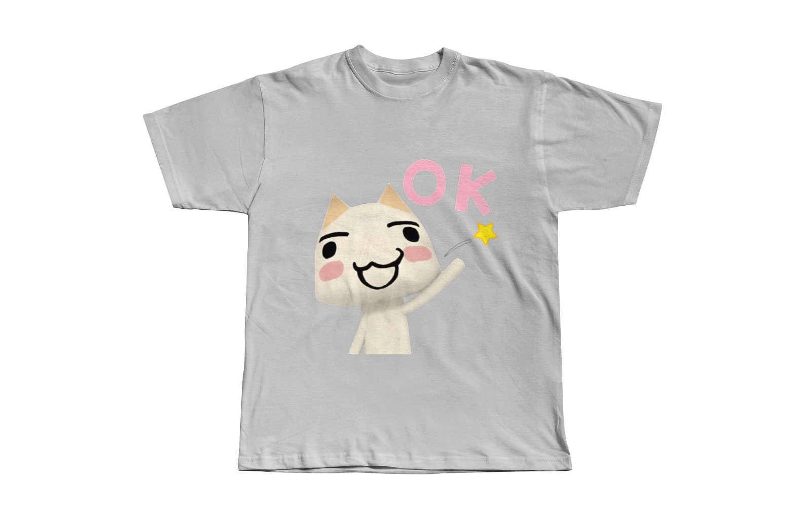 Kawaii Anime Manga Toro Inoue Sony Mascot Cat Streetwear Boxy Tee ...