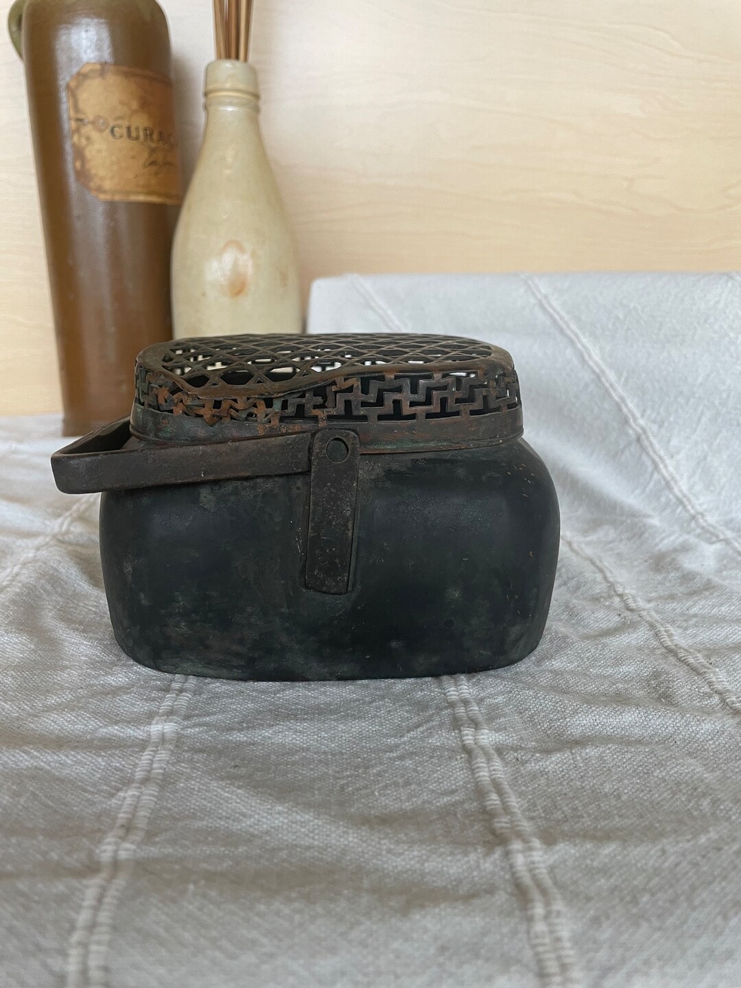 Rare Antique Chinese Copper Hand Warmer - Late 1800s - Etsy