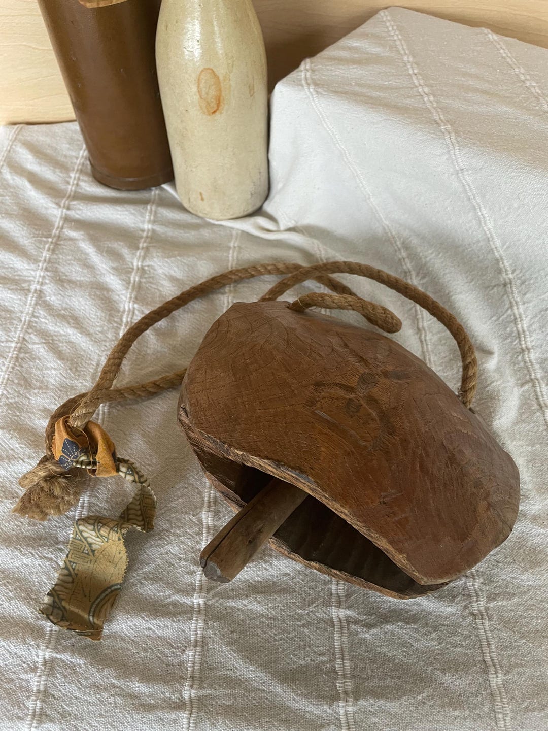 Antique Handmade Wooden Camel Bell - Etsy