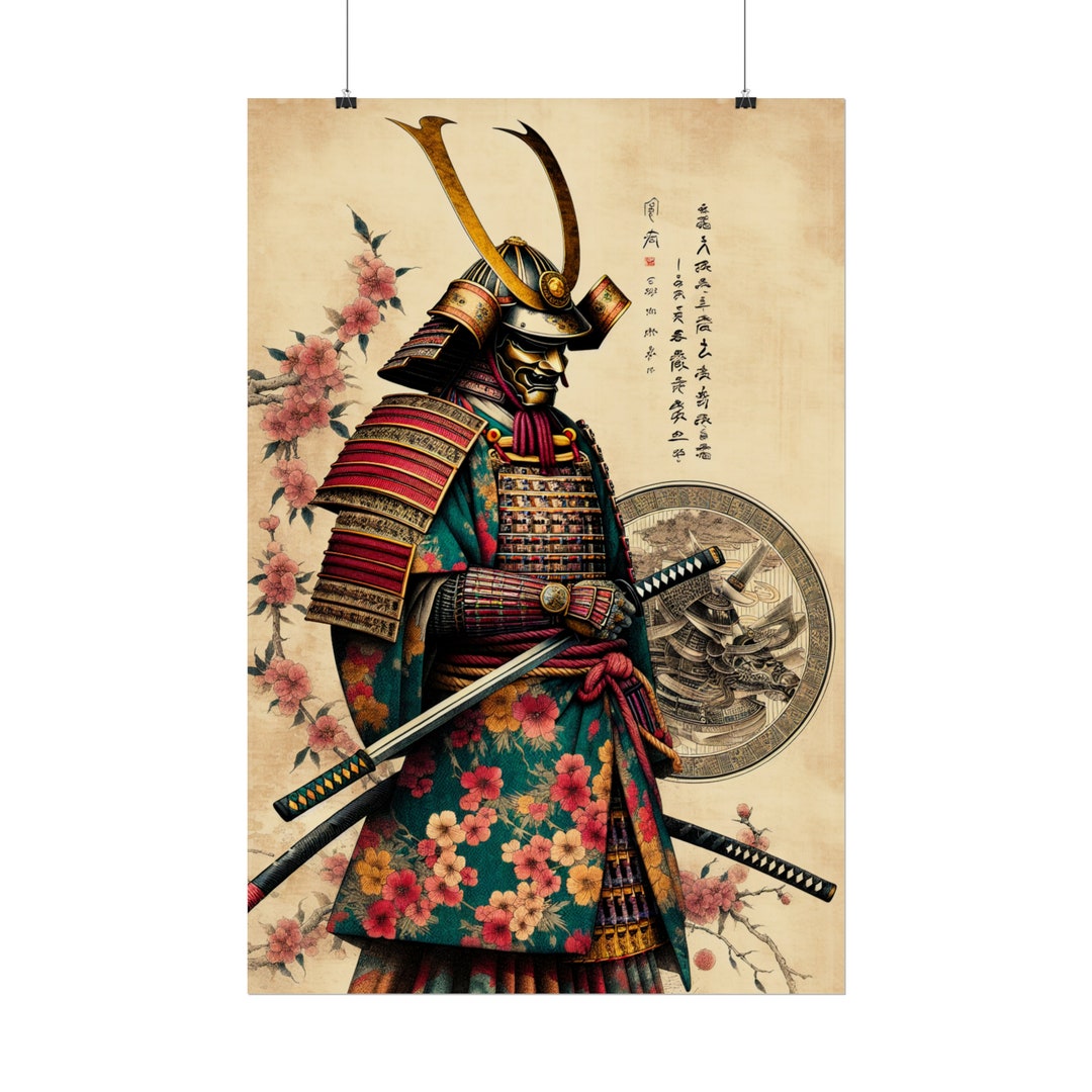 Japanese Art Samurai Legend Defender Tales - Etsy