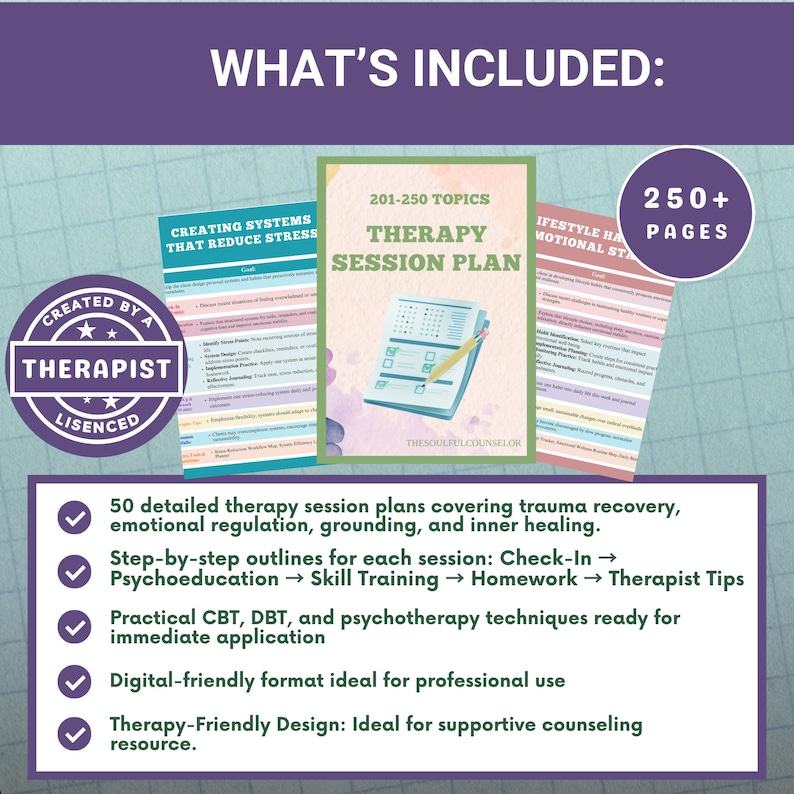 250 Therapy Interventions & Session Plans, Mental Health Techniques and ...