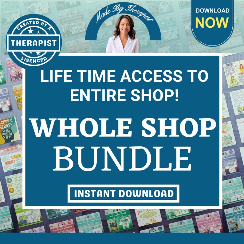 Whole Shop Counseling Resources Value Bundle – Mental Wellness Tools ...