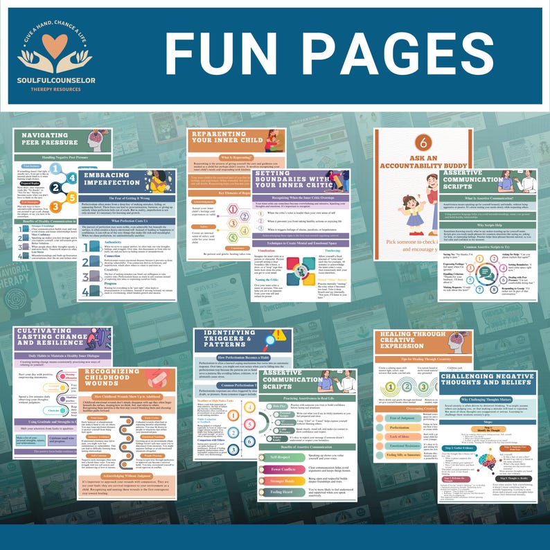 Whole Shop Therapy Resources Bundle – Mental Wellness Workbooks & Tools ...