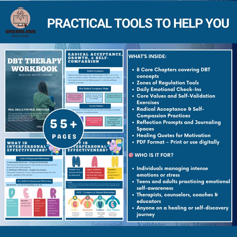 Dialectical Behavior Therapy (DBT) Workbook for Teens and Adults ...