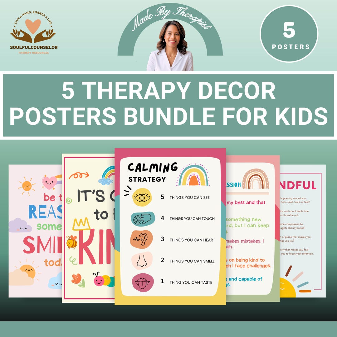 Calming Corner Posters: Mindfulness & Coping Skills, SEL Classroom ...