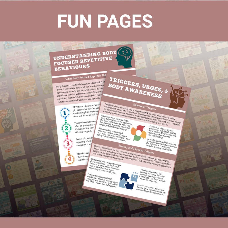 Body Focused Repetitive Behaviours Workbook for Teens & Adults, Skin ...
