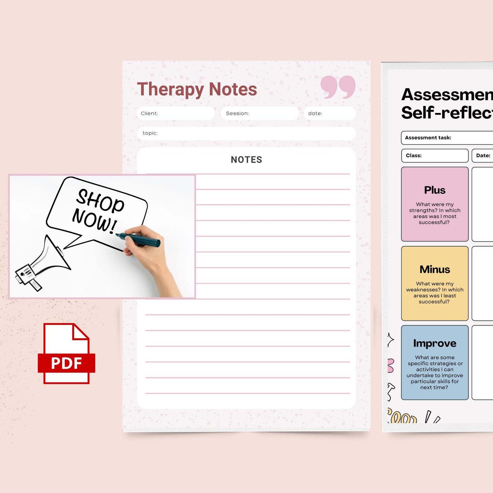 Printable Therapist Note, Therapy Note, Psychologist Notes, Counseling ...