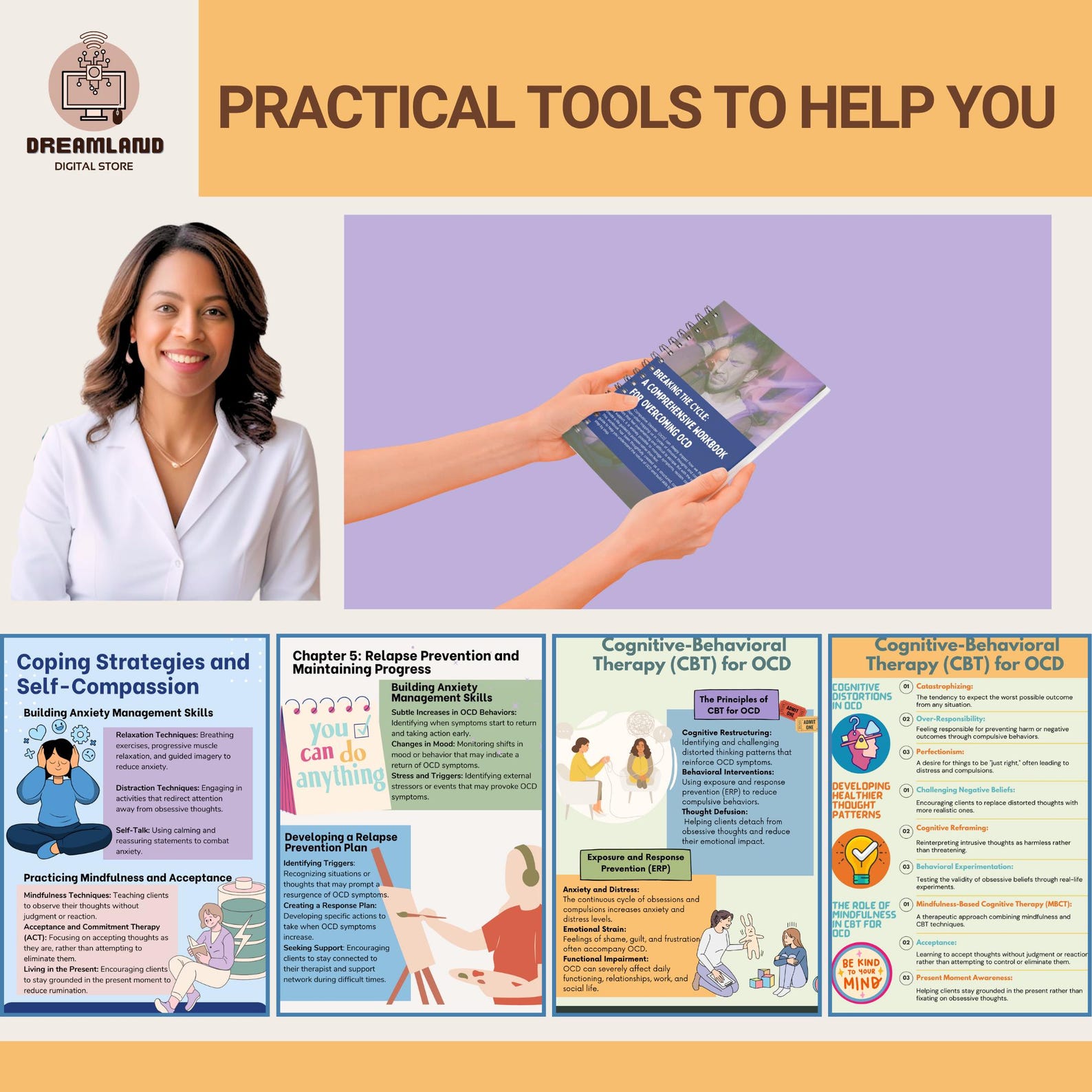 Obsessive-compulsive Disorder (OCD) Mega Bundle Workbook, Intrusive ...