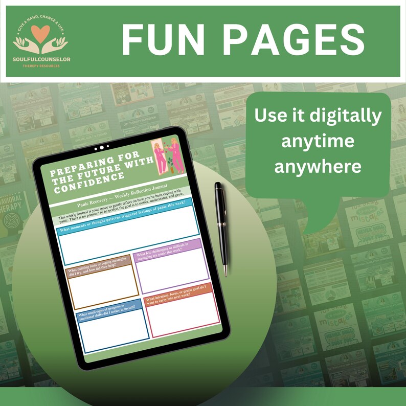 Boundaries & Self-worth Workbook Bundle, Printable Therapy Set for ...