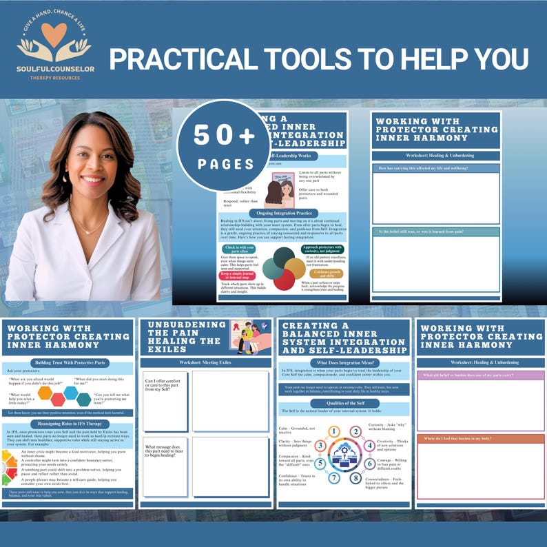 IFS Therapy Workbook: Trauma Recovery & Coping Skills (PDF Guidebook ...