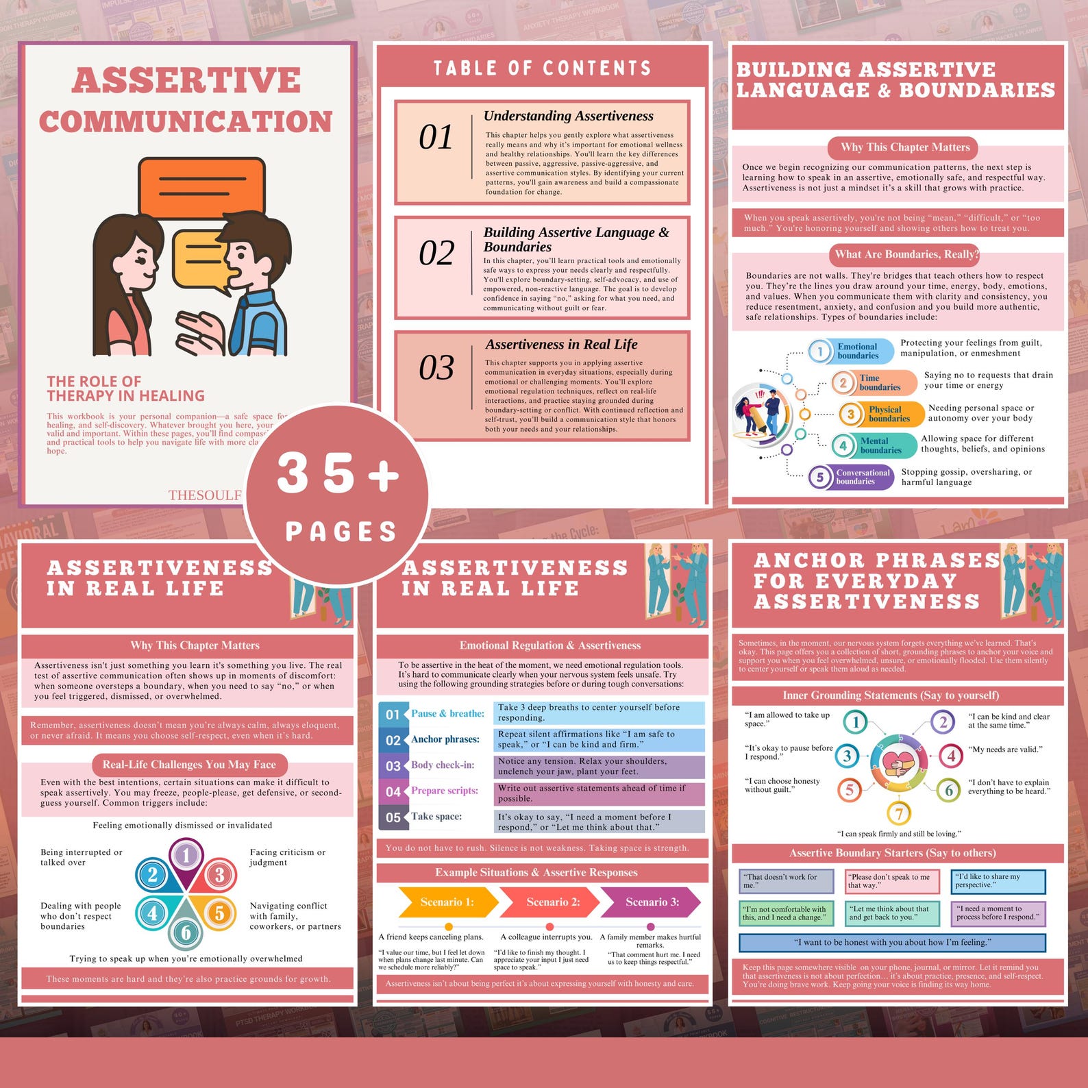 Assertive Communication Workbook: Boundaries, Confidence & Mental ...