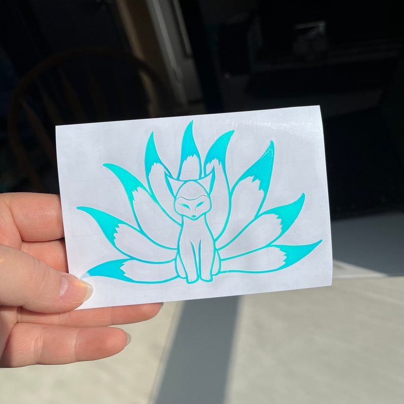 Nine Tailed Fox (구미호) Vinyl Decal - Etsy