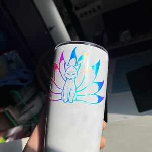 Nine Tailed Fox (구미호) Vinyl Decal - Etsy