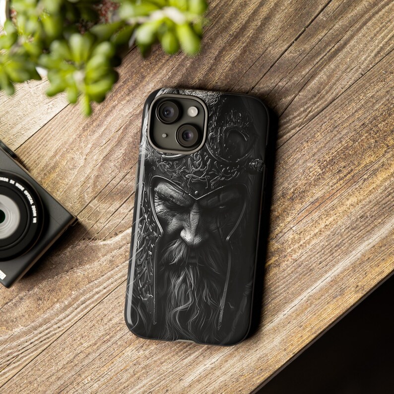 Odin Viking Phone Case Old Norse Design flat Print Protective Cover for ...