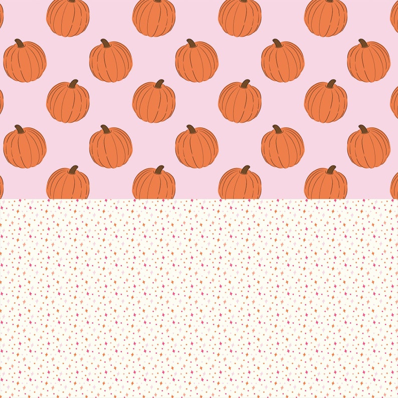Halloween Magic Printable Digital Paper Set With Ghosts, Witch Hats ...