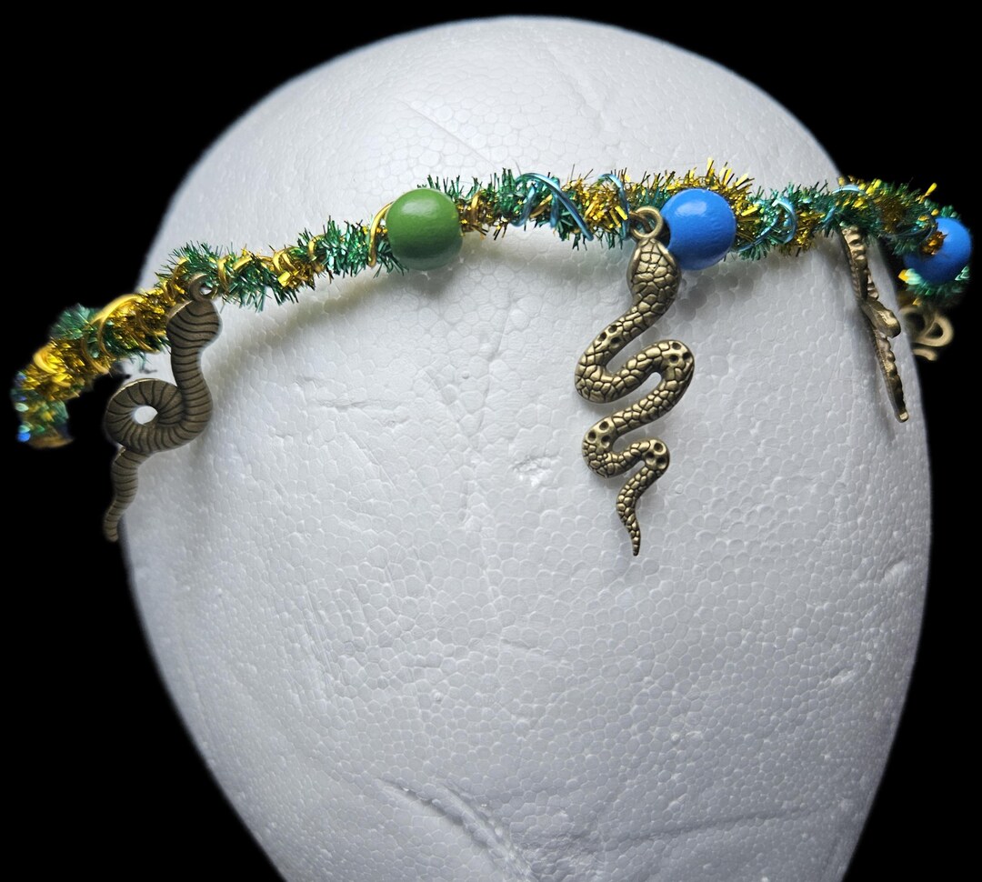 Snake Head Piece/stiara/cobra/snake Jewlery/crown/reptile Crown/unique ...