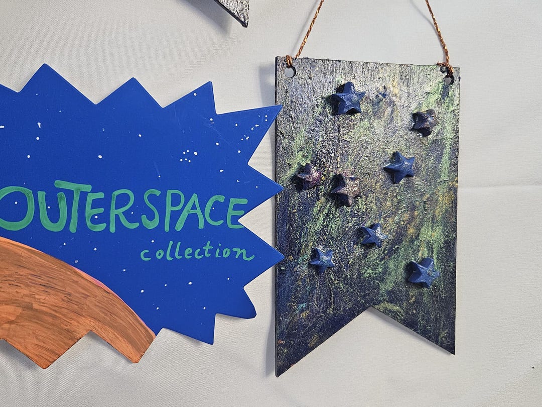 Space Themed Wall Hanging/stars/sky/outerspace/home Decor/sign/cosmic ...