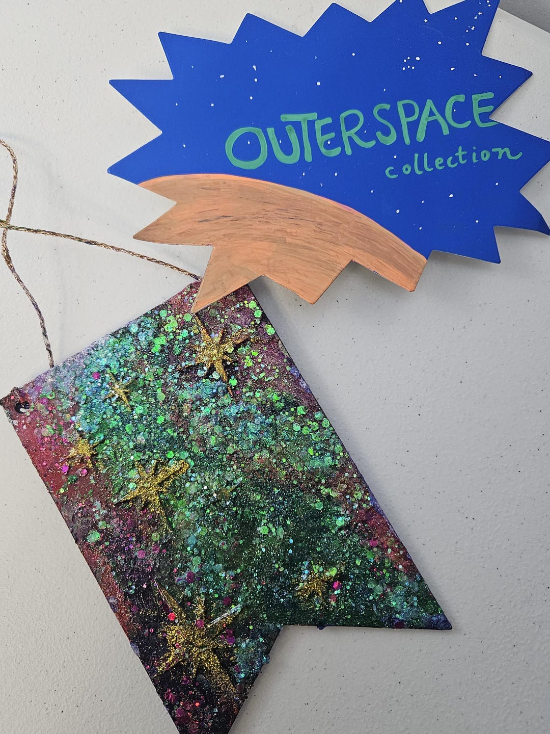 Aurora Borialis Space Themed Wall Hanging/stars/sky/outerspace/home ...