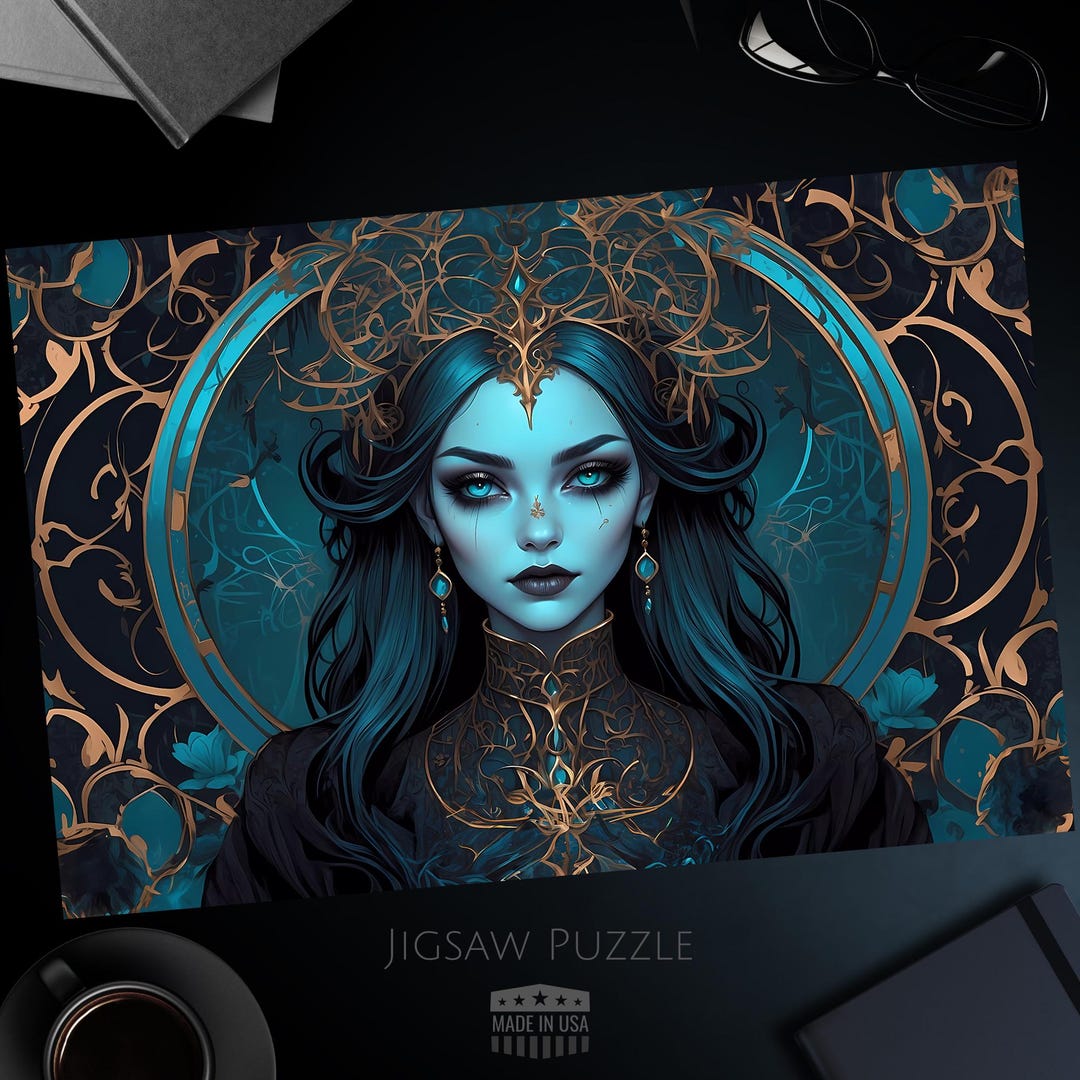 Mystic Princess Jigsaw Puzzle, Fantasy Art, Elegant Princess, Unique ...