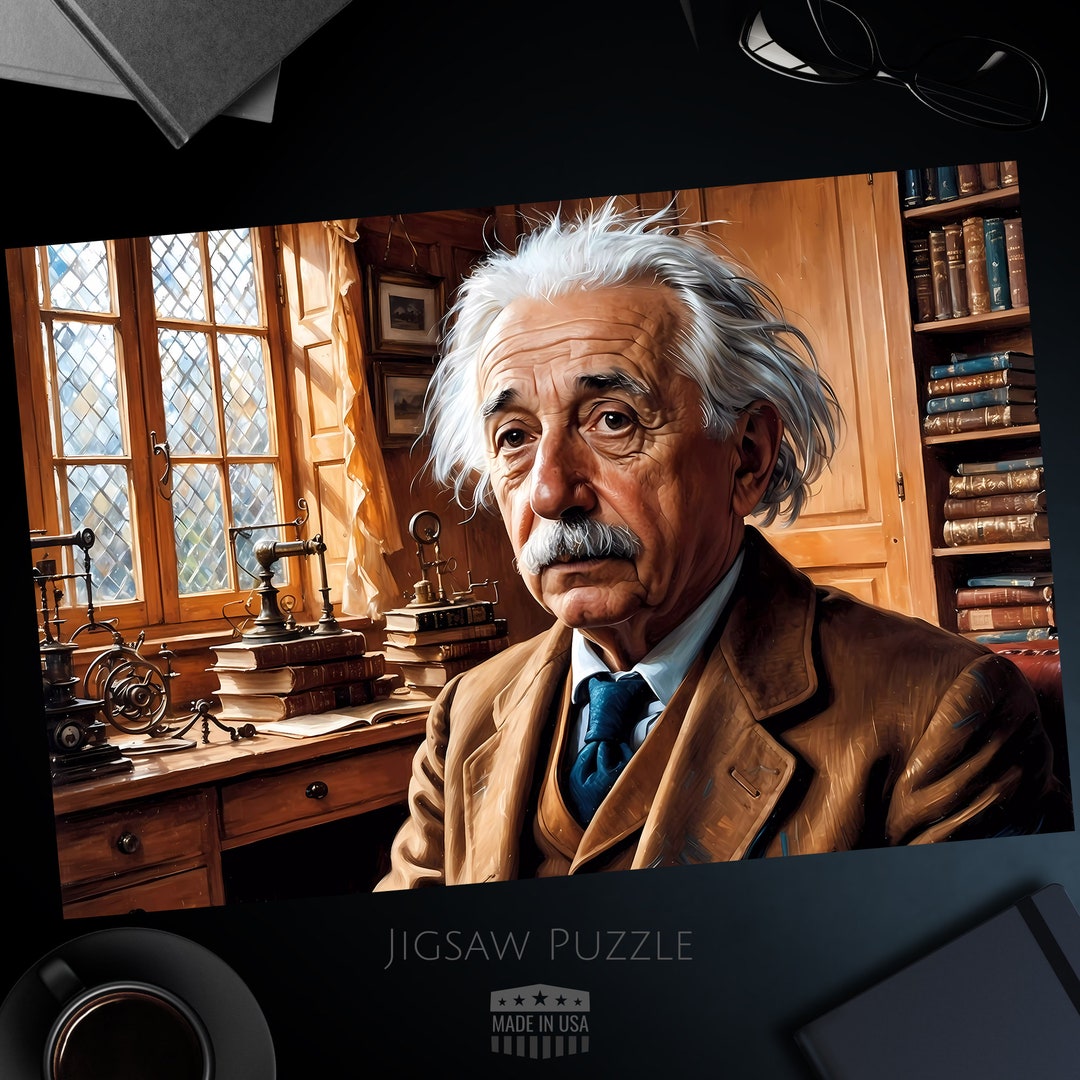 Albert Einstein Jigsaw Puzzle: Educational STEM Gift - Etsy