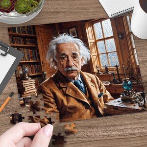 Albert Einstein Jigsaw Puzzle: Science STEM Gift - Etsy