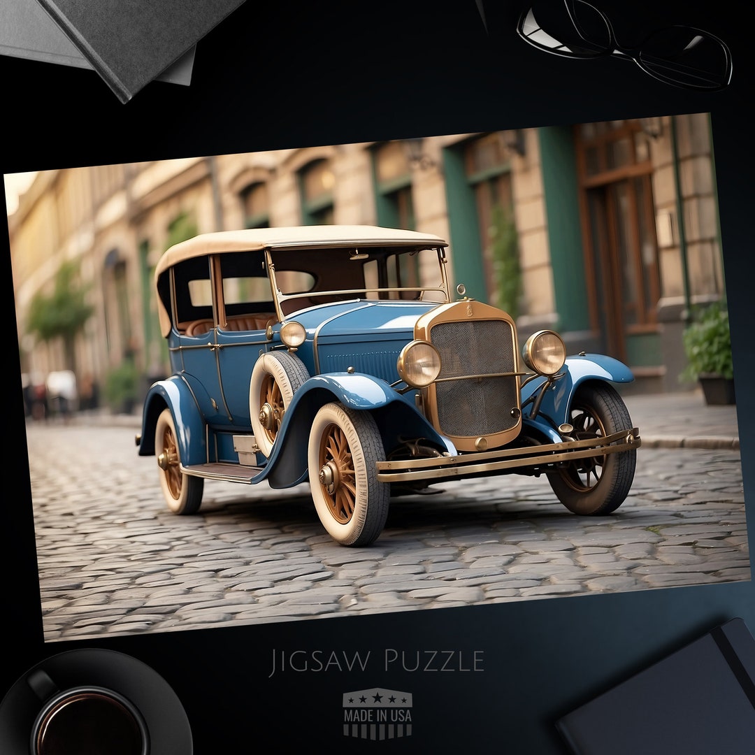 Vintage Car Jigsaw Puzzle: Classic Automobile Collector's Edition - Etsy