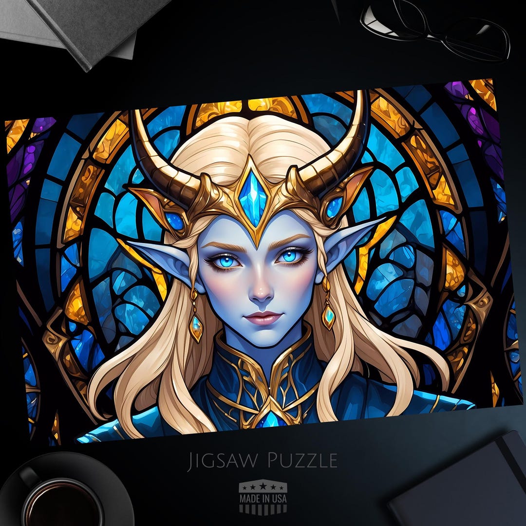 Elf Fantasy Jigsaw Puzzle, Mystical Elf Design, Unique Fantasy Gift ...