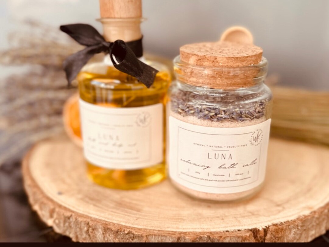 Luna Body and Massage Oil/bath Salts Bundle - Etsy