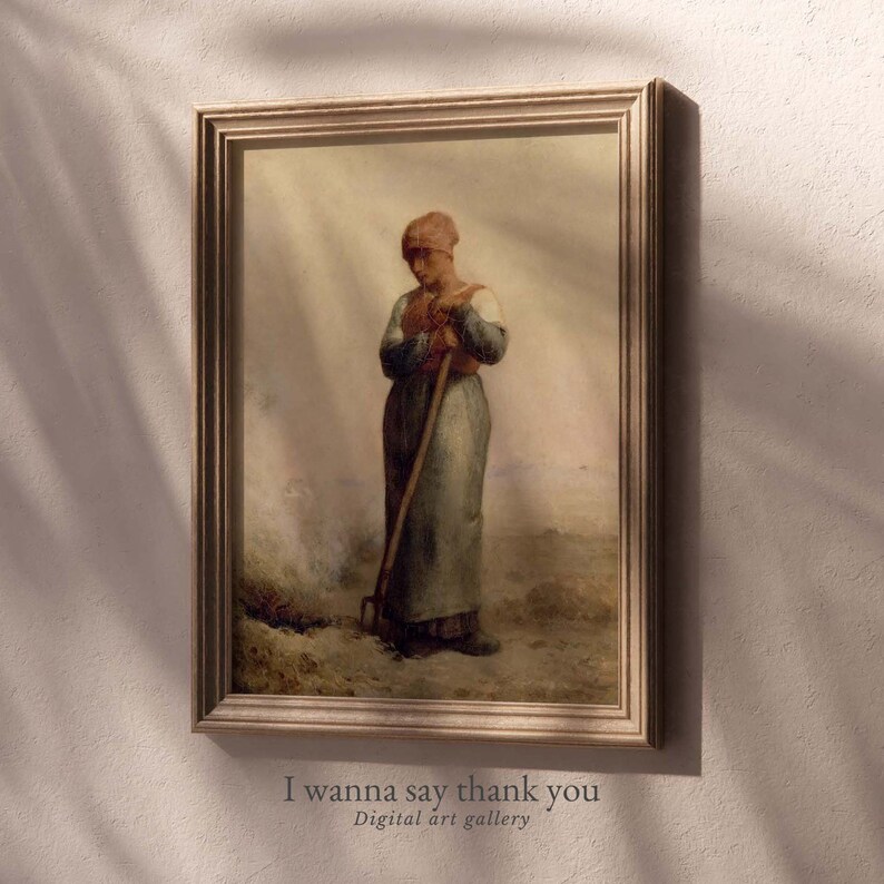 Vintage Farmer Wall Art, Rustic Farmhouse Decor, Antique Agricultural ...